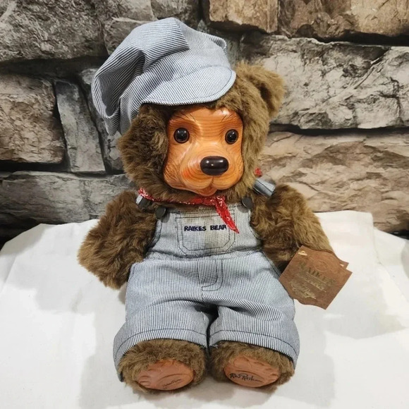 Applause | Toys | Robert Raikes Lionel Teddy Bear Conductor Wood Foot ...